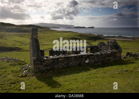 Sleiteil (Sletell) cottages deserted post clearance village, Skerray ...