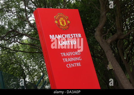 Inside carrington, manchester united training ground Stock Photo - Alamy