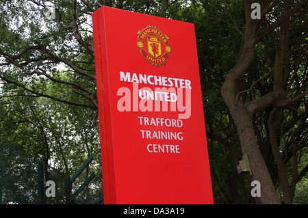 Inside carrington, manchester united training ground Stock Photo - Alamy