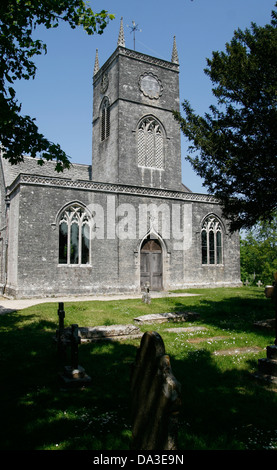 UK Dorset Moreton Church with engraved glass windows by Laurence ...