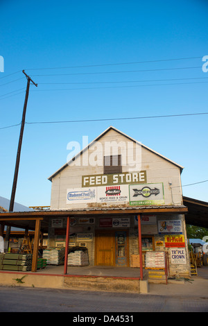 Feed Store in Texas USA Stock Photo - Alamy