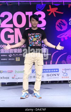 David Tao attended press conference of GMX music festival in Taipei ...