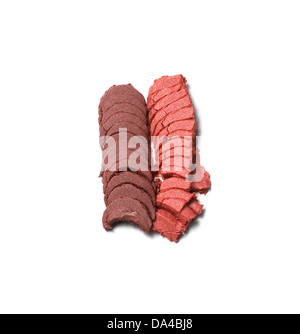 brown lipstick chop cut out onto a white background Stock Photo - Alamy