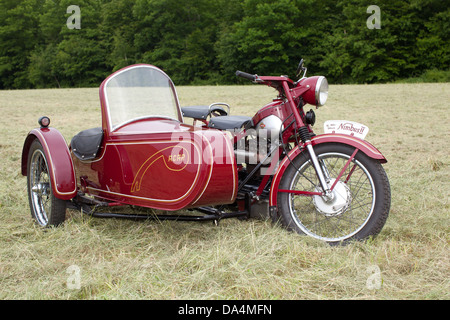 This is an excellent early example of a Nimbus motor cycle and sidecar ...