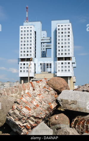 House of Soviets in Kaliningrad city, Russia, abandoned high rise ...