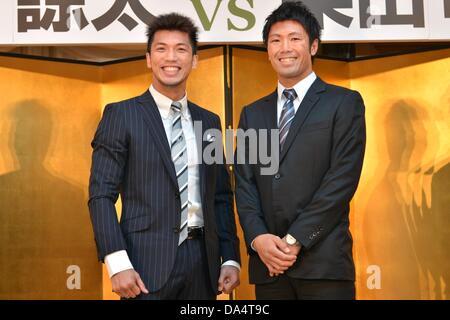 Akio Shibata (JPN), JULY 3, 2013 - Boxing: Ryota Murata of Japan ...