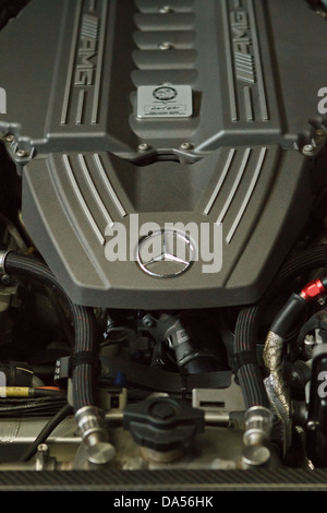 Mercedes SLS AMG GT3 engine Stock Photo - Alamy