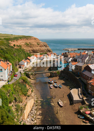 A harbour side cottage in Staithes, a traditional fishing village and ...