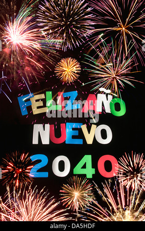 FELIZ ANO NUEVO 2040 Stock Photo - Alamy