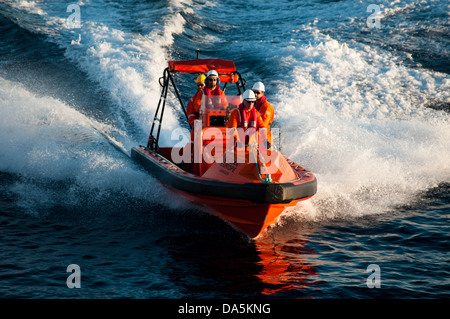 Fast Rescue Craft (FRC), or Man over board Boat (MOB) in offshore area ...