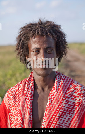 Portrait of an Afar man Stock Photo - Alamy