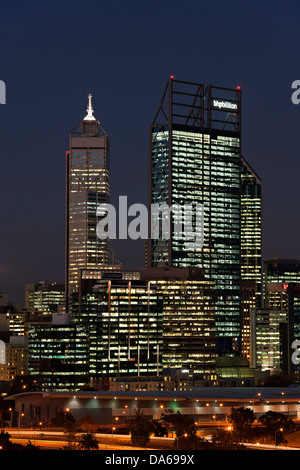 BHP Billiton building, City Skyline, Perth, Western Australia Stock ...