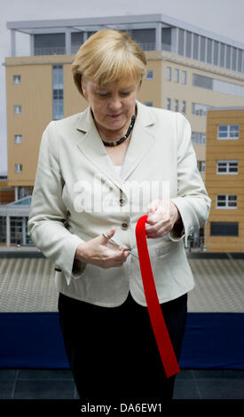 Greifswald, Germany. 05th July, 2013. German Chancellor Angela Merkel ...
