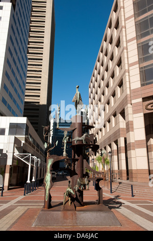 modern art on Thibault Square, Cape Town, South Africa Stock Photo - Alamy