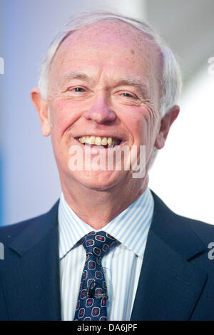 Emirates Airline president Tim Clark unveils his company's new model of ...