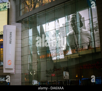 Thomson Reuters building at Times Square, Manhattan, New York Stock ...