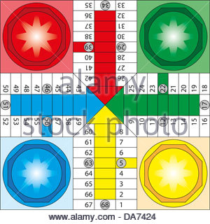 board game parcheesi or ludo Stock Photo: 93379937 - Alamy
