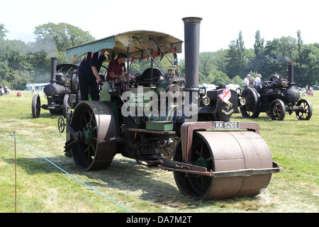 An Aveling and Porter Invicta steam roller Julia and a Foden steam ...