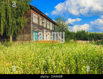 old wooden countryside house architecture details and elements of ...