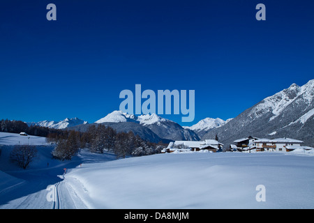 Austria, Tyrol, Mieminger plateau, Obsteig, Simmeringalm Stock Photo ...