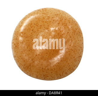 Orange scrub for face or body. Cosmetic product made of natural ...