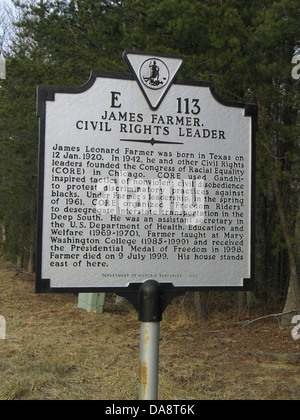 Civil Rights leader James L. Farmer, Jr. in meeting Stock Photo - Alamy