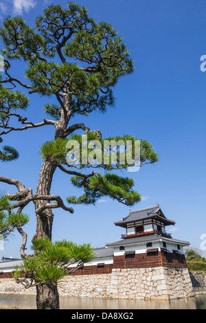 Japan, Kyushu, Hiroshima, Hiroshima Castle, Moat and Guard Tower Stock ...