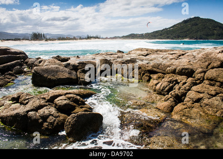 Praia da Ferrugem, Garopaba, Santa Catarina, Brasil by dji camera ...