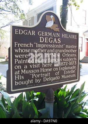 Edgar Degas home, 1872-1873, while living with his mother's family on ...