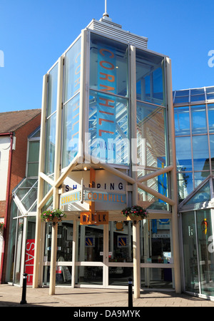 Cornhill Walk shopping centre / mall in Bury St Edmunds, Suffolk, UK ...