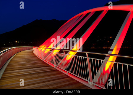 Bellinzona, cycle track, Switzerland, Europe, canton, Ticino, way ...