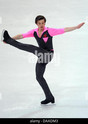 Denmark's Justus Strid competes at the European Figure Skating ...