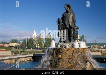 Alaska Eskimo Monument Fairbanks USA America United States statue ...