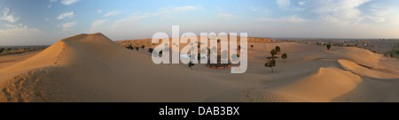 Desert, sand, sand dune, Khimsar, Thar, desert, sundown, sunset, lake ...