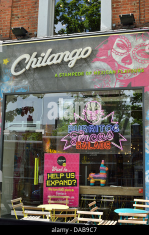 Chilango mexican restaurant in London England United Kingdom UK Stock ...