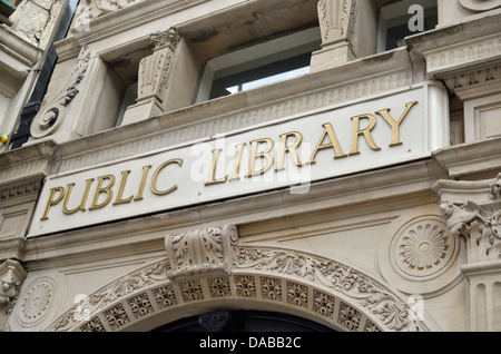 The exterior of the former Holborn Public Library in High Holborn Stock ...