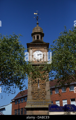 The Clock Tower in Rugby town centre, Warwickshire UK Stock Photo - Alamy