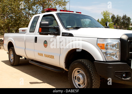 Orange county California Park rangers vehicle Stock Photo - Alamy