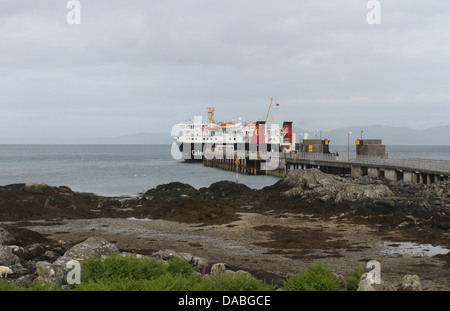 Calmac ferry docked Isle of Colonsay Scotland June 2013 Stock Photo - Alamy