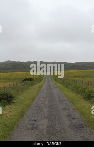 Road Isle of Colonsay Scotland June 2013 Stock Photo - Alamy