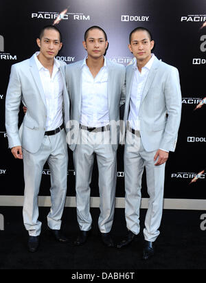 9 July 2013 - Hollywood, California - Luu Triplets, Mark Luu, Charles ...