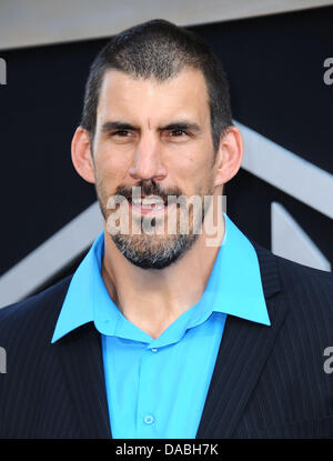 Robert Maillet attending the Pacific Rim premiere in Los Angeles, CA ...