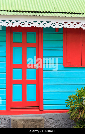Colorful architecture in Roseau,Dominica,Caribbean Stock Photo - Alamy