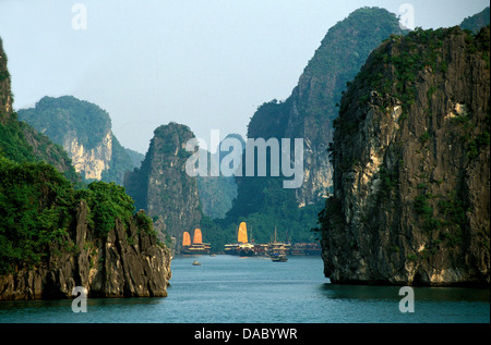 Ha Long Bay, a UNESCO World Heritage site in Vietnam Stock Photo - Alamy