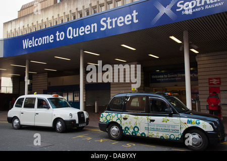 Taxi rank outside Glasgow Central Station, Gordon Street,Glasgow City ...