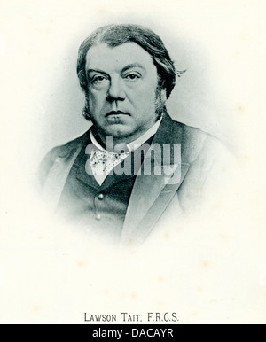 Photograph of Lawson Tait (1845-1899) a Scottish pioneer in pelvic and ...