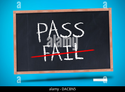 Fail written on a chalkboard Stock Photo - Alamy