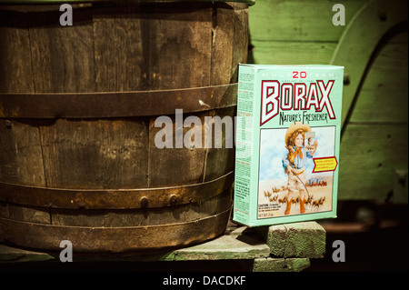 A vintage box of 20 Mule team borax cleaning powder Stock Photo - Alamy