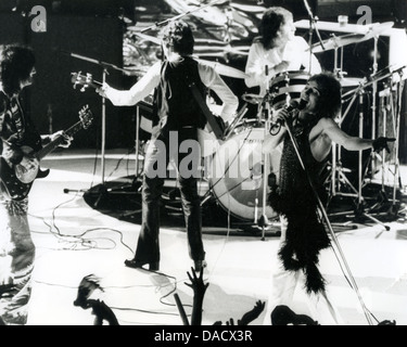 THE FACES UK rock group about 1970 with Ronnie Wood at left and Rod ...