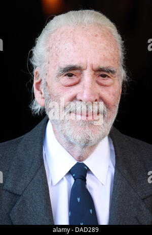 Christopher Lee the 25th anniversary celebration for German movie ...